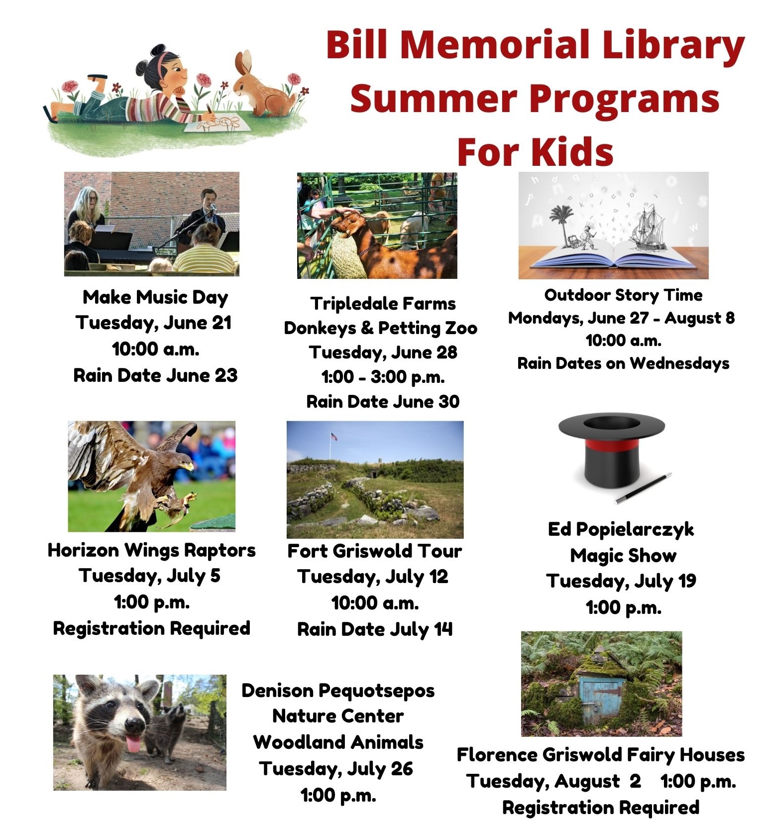 Summer Reading Program - BILL MEMORIAL LIBRARY