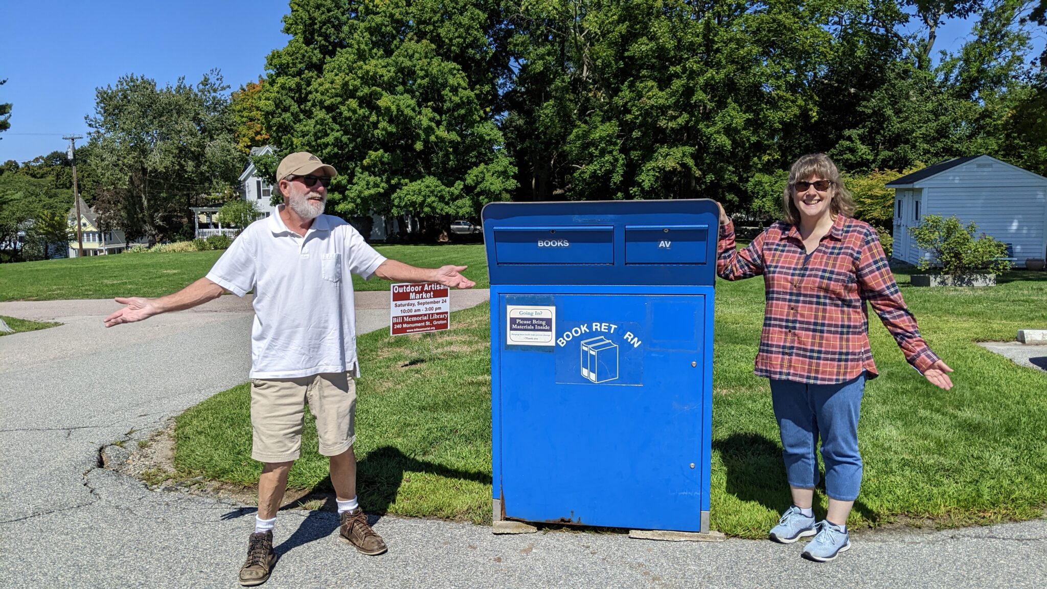 2022 We have a new book drop! - BILL MEMORIAL LIBRARY