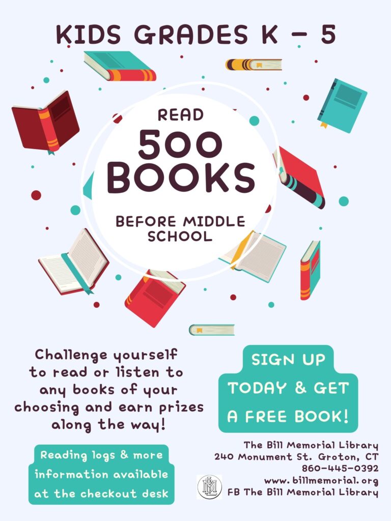 500 Books Before Middle School - BILL MEMORIAL LIBRARY