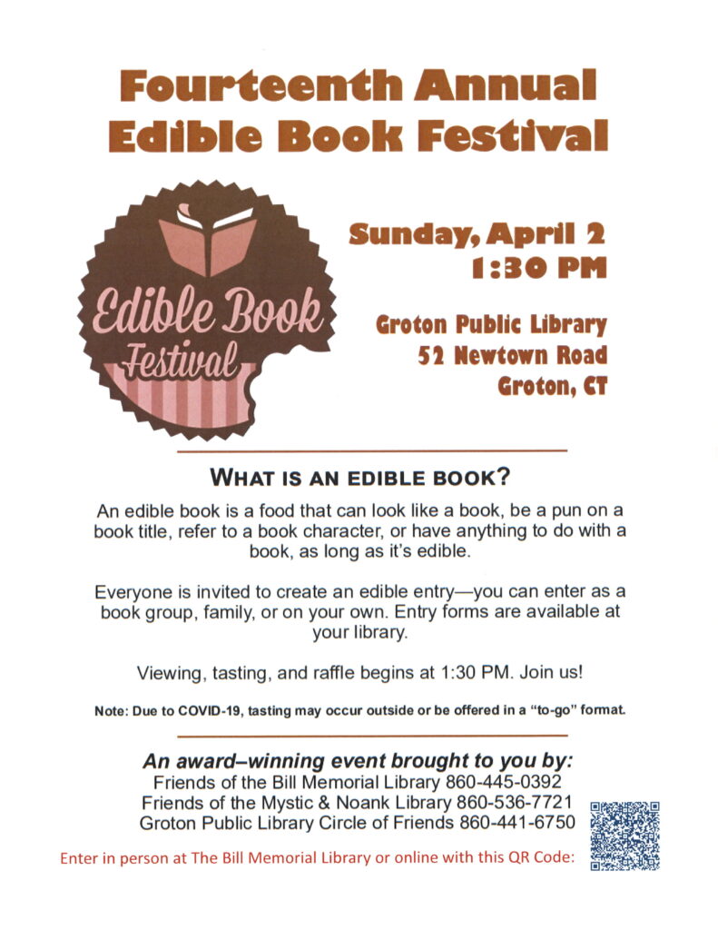 2023 Friends’ 14th Annual Edible Books Festival - BILL MEMORIAL LIBRARY