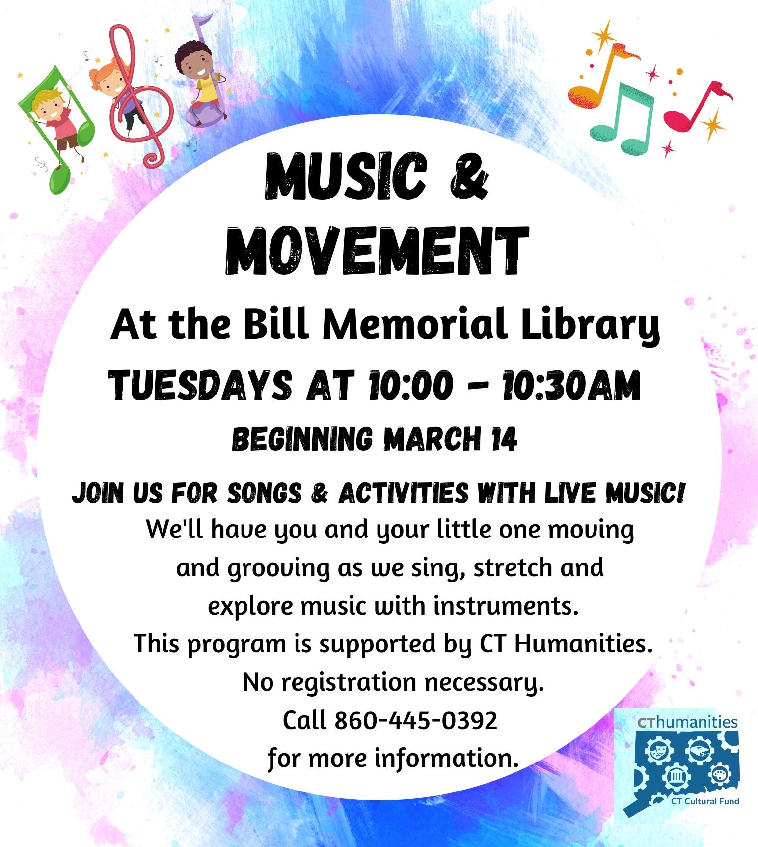 2023 Music & Movement Program - BILL MEMORIAL LIBRARY