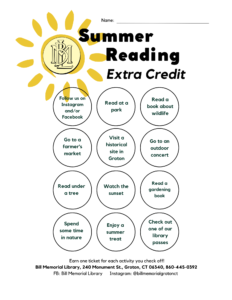 Summer Reading Program - BILL MEMORIAL LIBRARY