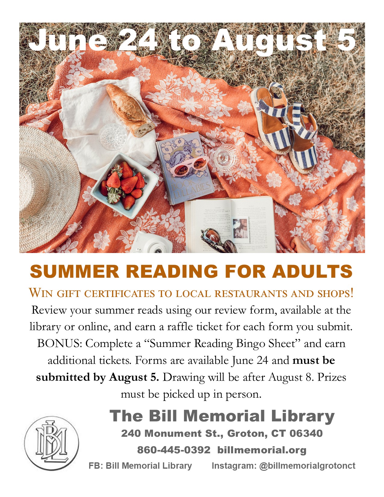 2023 Adult Summer Reading - BILL MEMORIAL LIBRARY