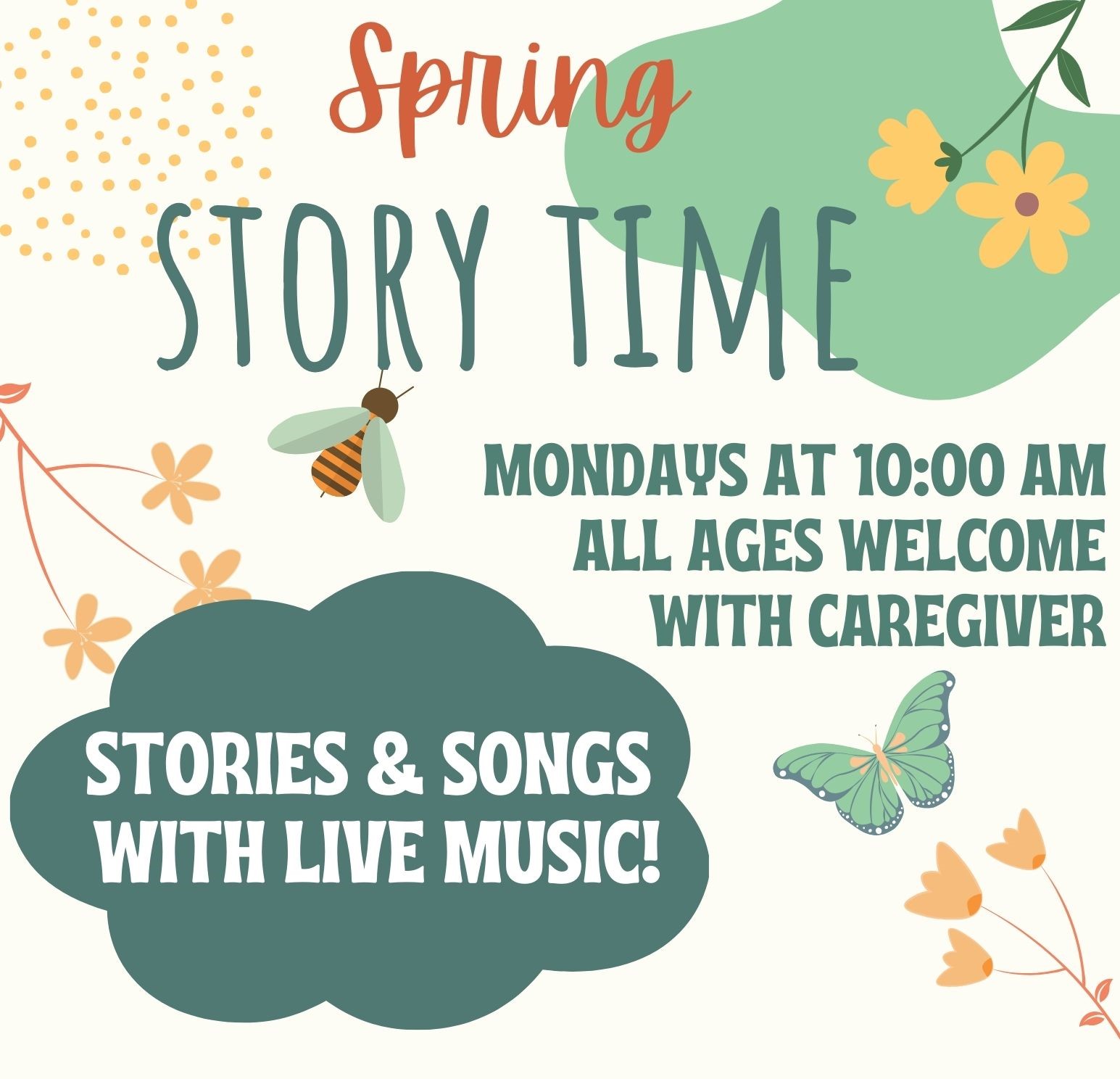 2024 Spring Storytime - BILL MEMORIAL LIBRARY