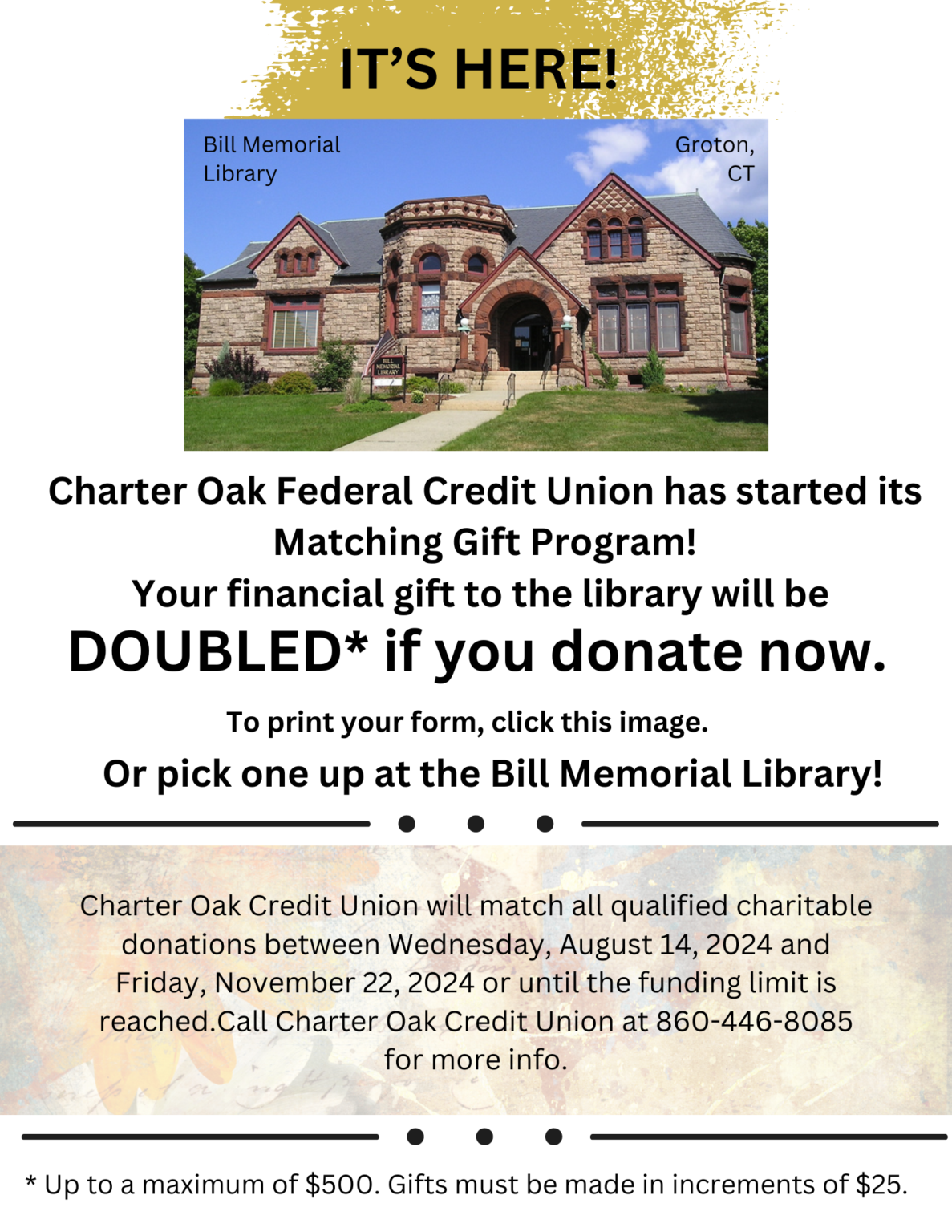 Home - BILL MEMORIAL LIBRARY