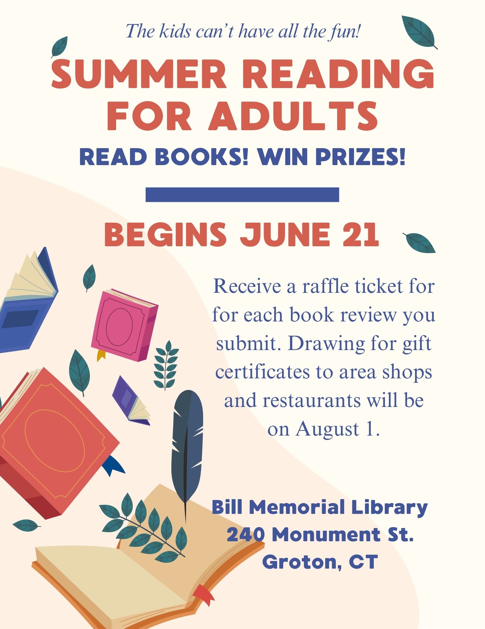 Summer Reading Program - BILL MEMORIAL LIBRARY